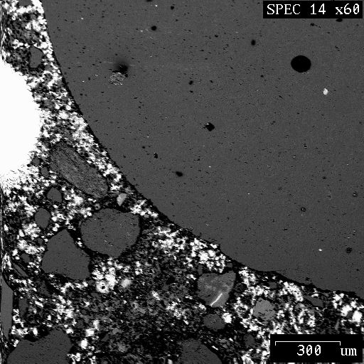 Analysis of Compressed Stress-Induced Cracks in Concrete