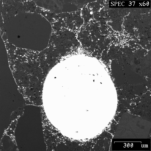 Analysis of Compressed Stress-Induced Cracks in Concrete